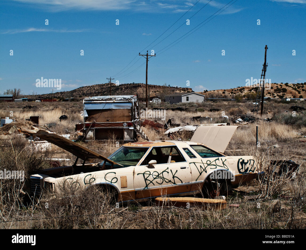 Detroit car abandoned hi-res stock photography and images - Alamy