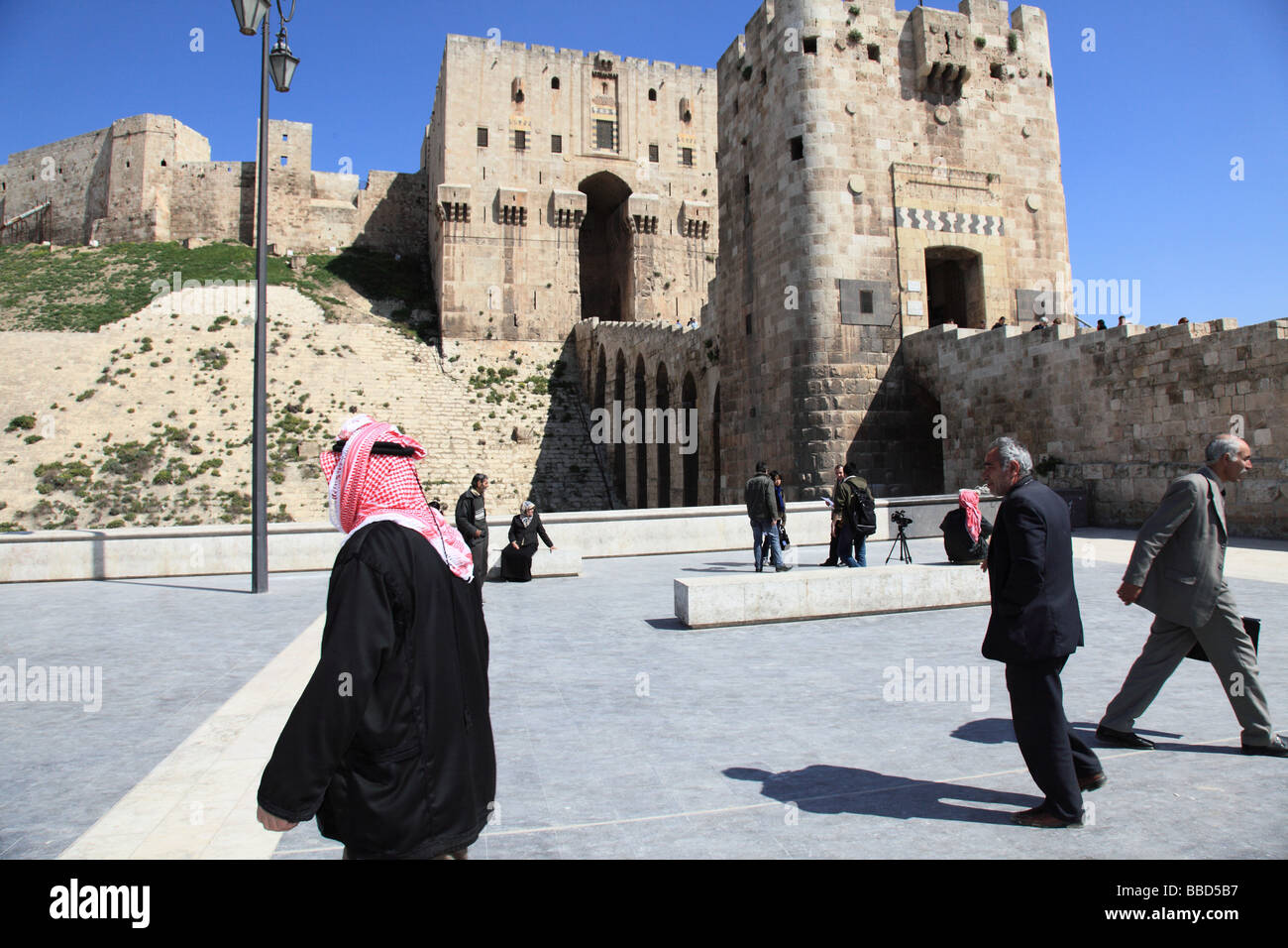 Aleppo Syria Syrian Middle East old ancient city Asia Citadel Aleppian ...