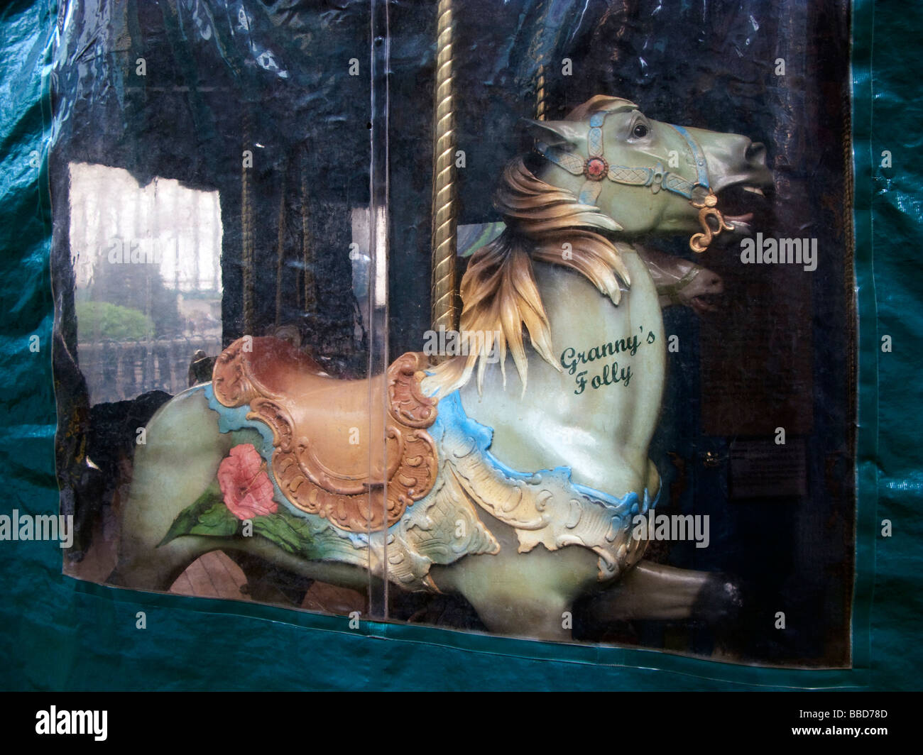 New York Carousel Stock Photo - Alamy