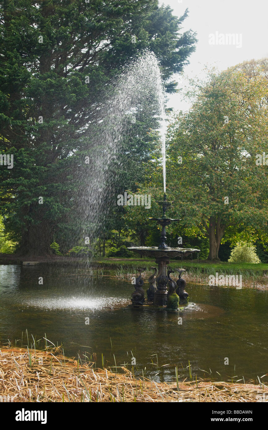 Dolphin pond at powerscourt garden hi-res stock photography and images ...