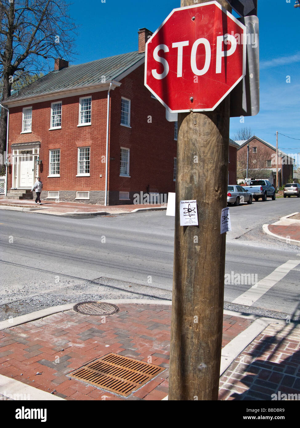 Stop Sign, West Virginia Stock Photo - Alamy