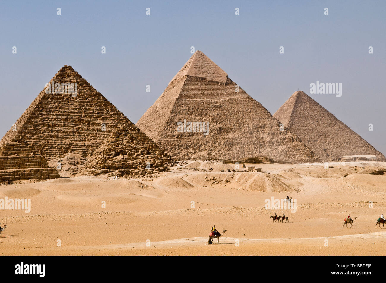 The Great pyramids of Egypt Stock Photo - Alamy
