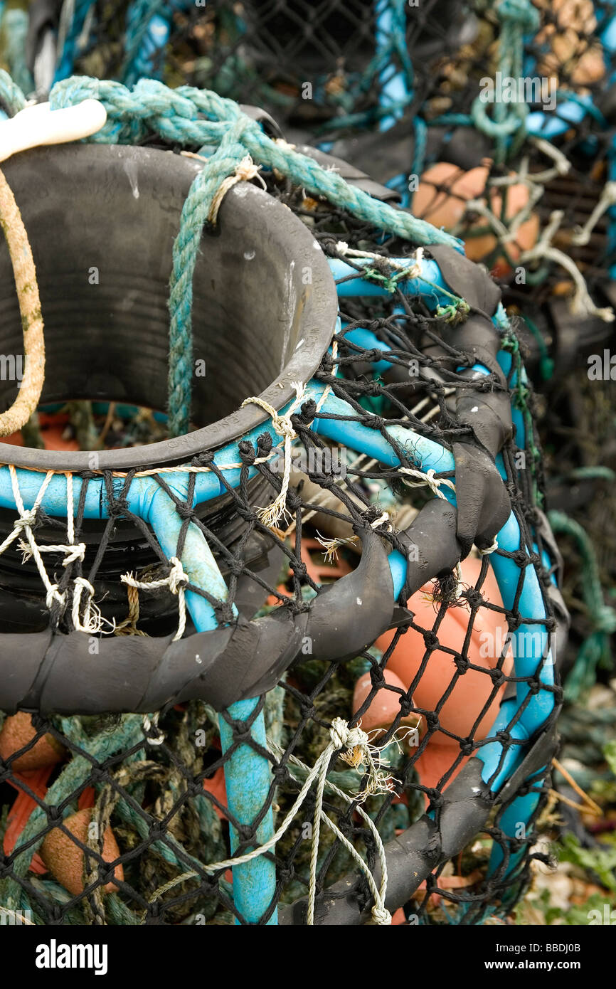 Lobsters pots hi-res stock photography and images - Alamy