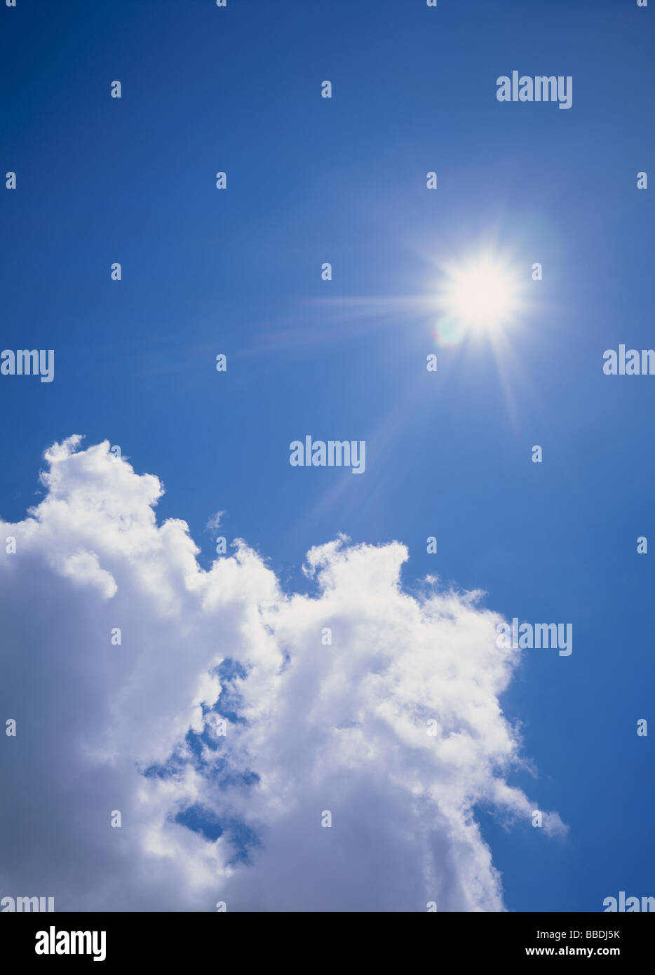 Sun And Cloud Stock Photo - Alamy
