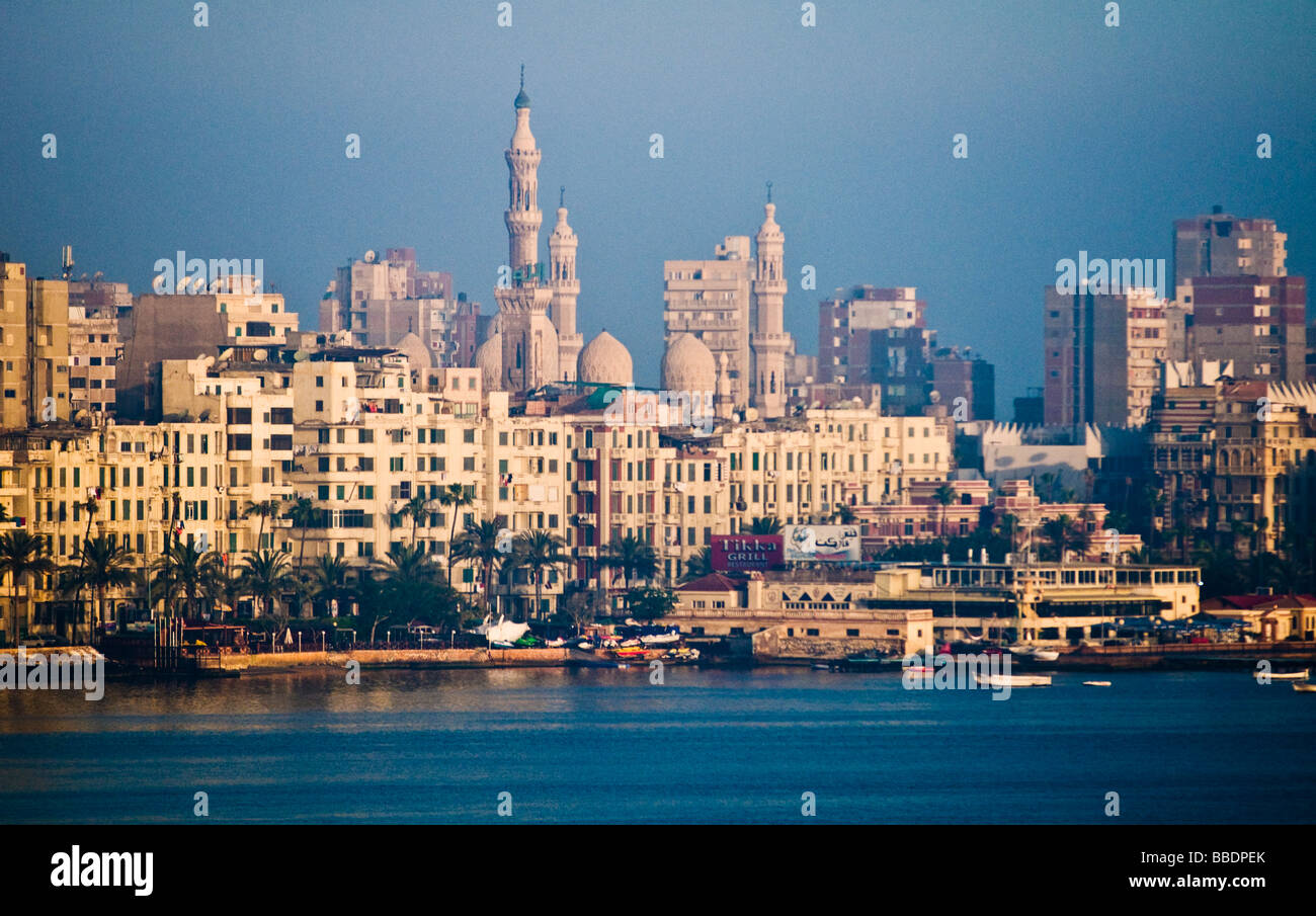 A morning view of Alexandria, Egypt Stock Photo - Alamy