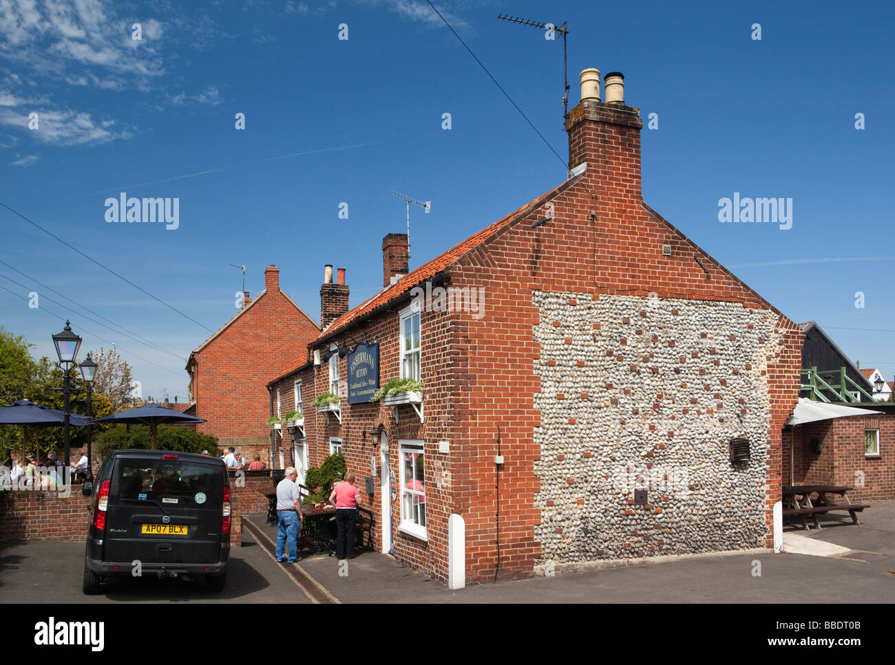 UK England Norfolk Winterton on Sea Fishermans Return historic Public ...