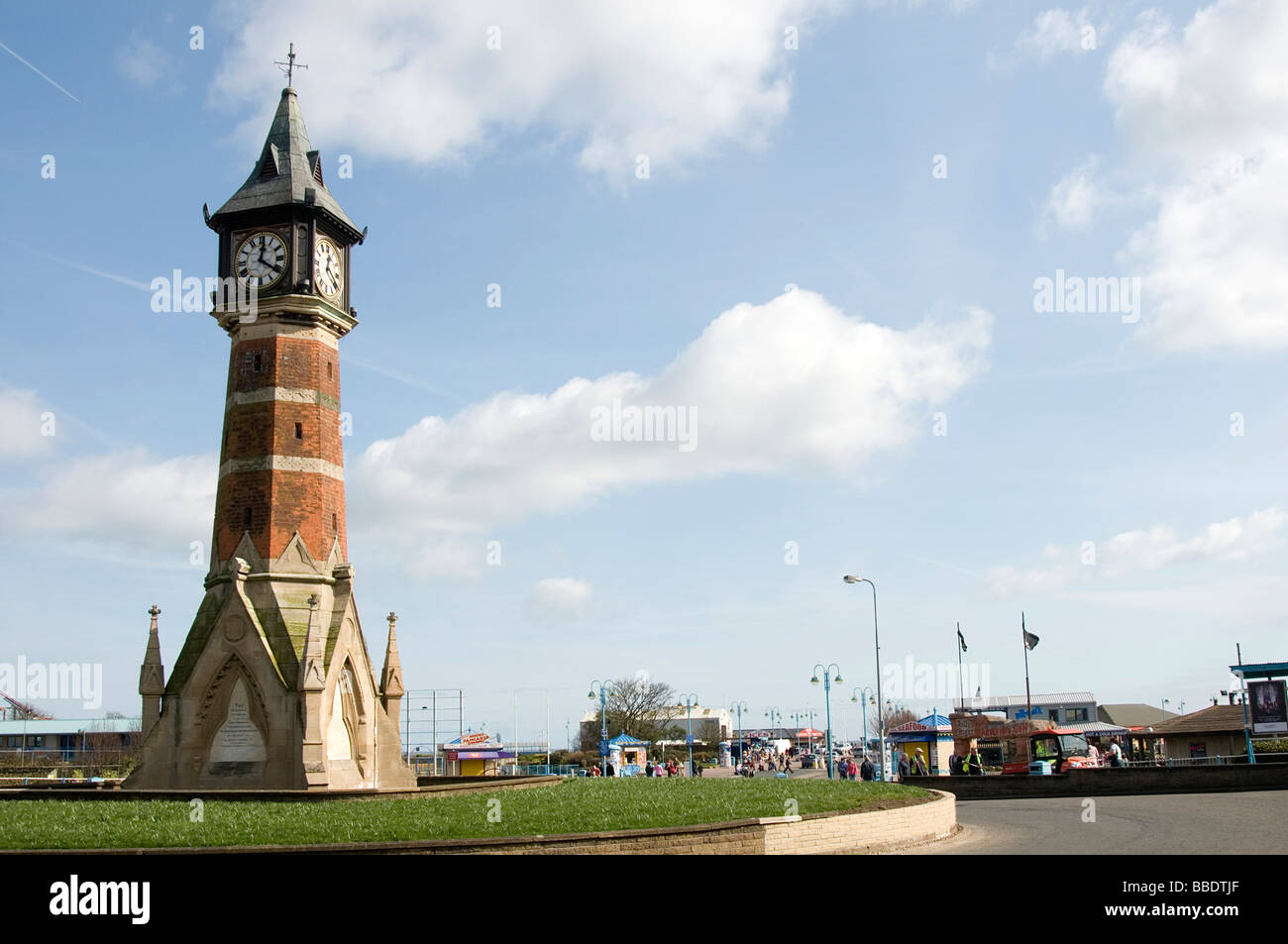 skegness linconshire coast seaside resort uk england english clocktower ...