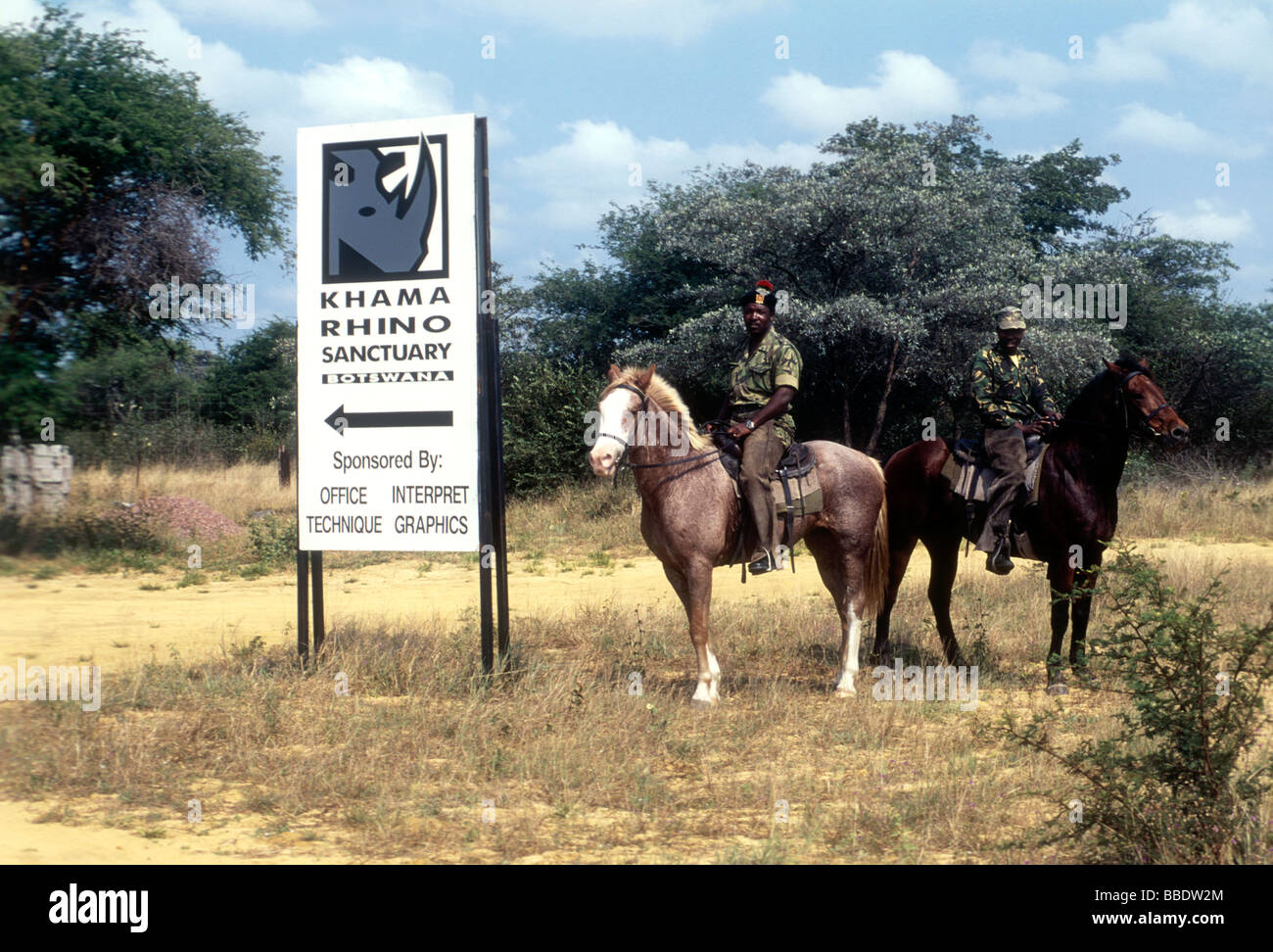 BDF mounted soldiers Stock Photo - Alamy