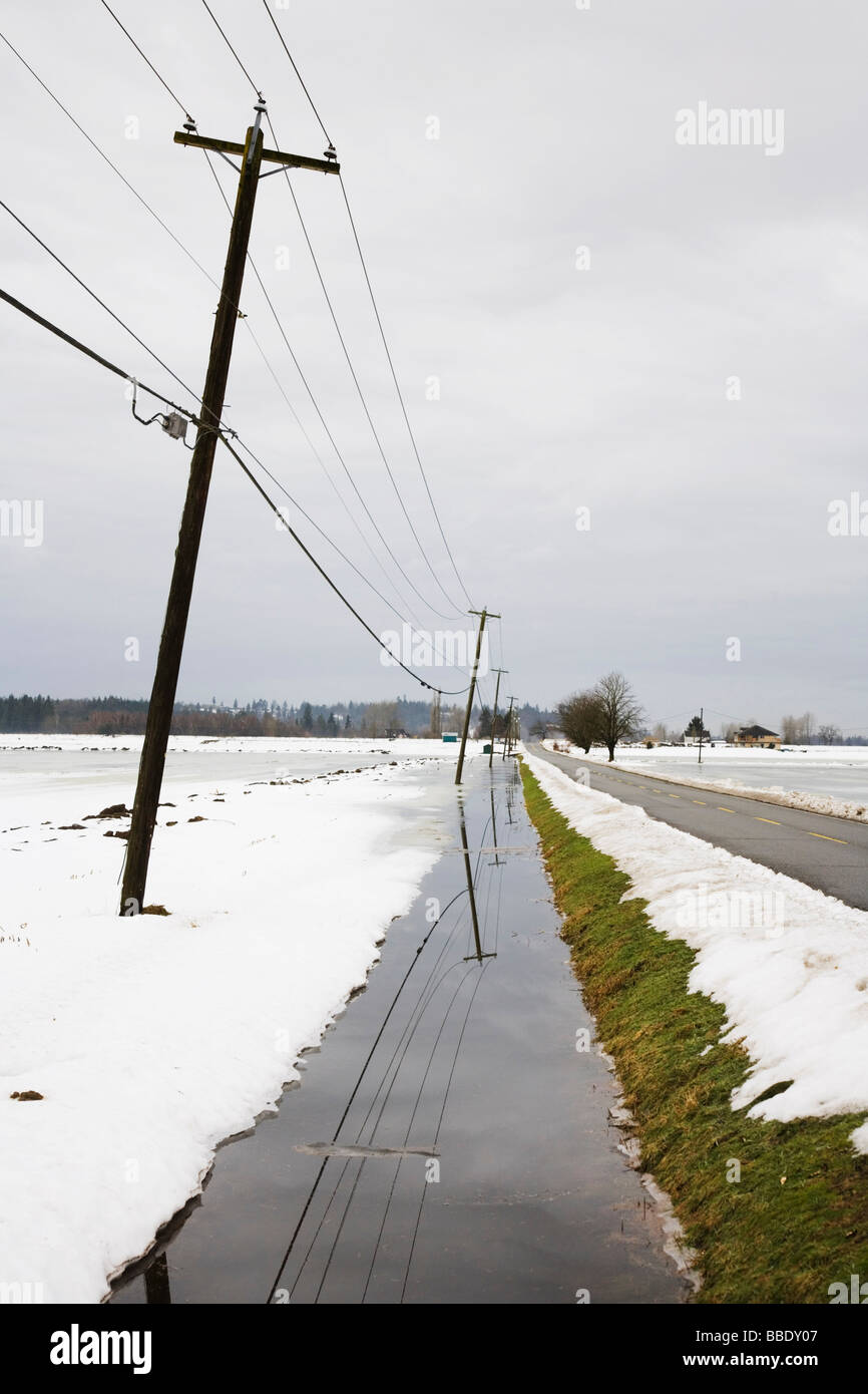 Pavement Power Lines High Resolution Stock Photography and Images - Alamy