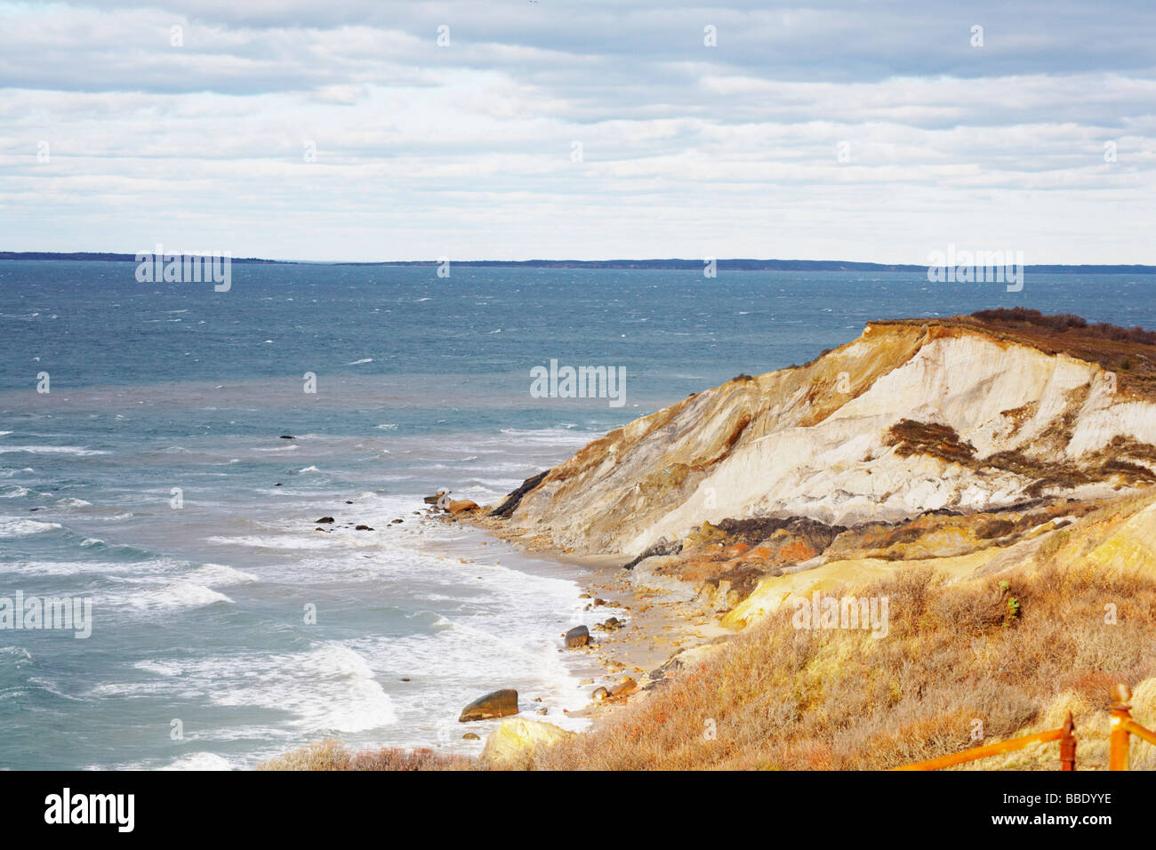Gay Head Cliffs, Aquinnah, Martha's Vineyard, Massachusetts, USA Stock ...