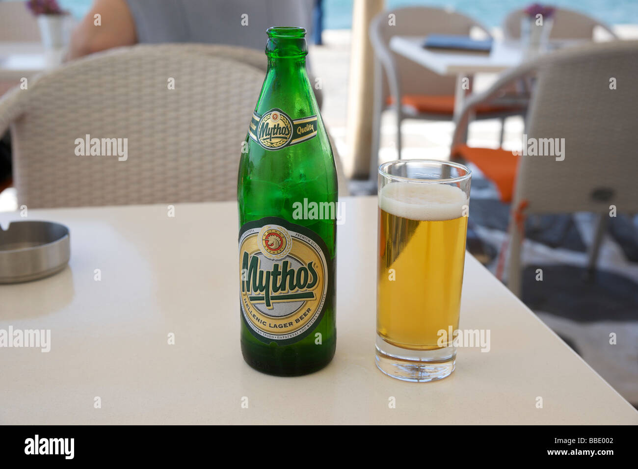Greek lager beer bottle hi-res stock photography and images - Alamy