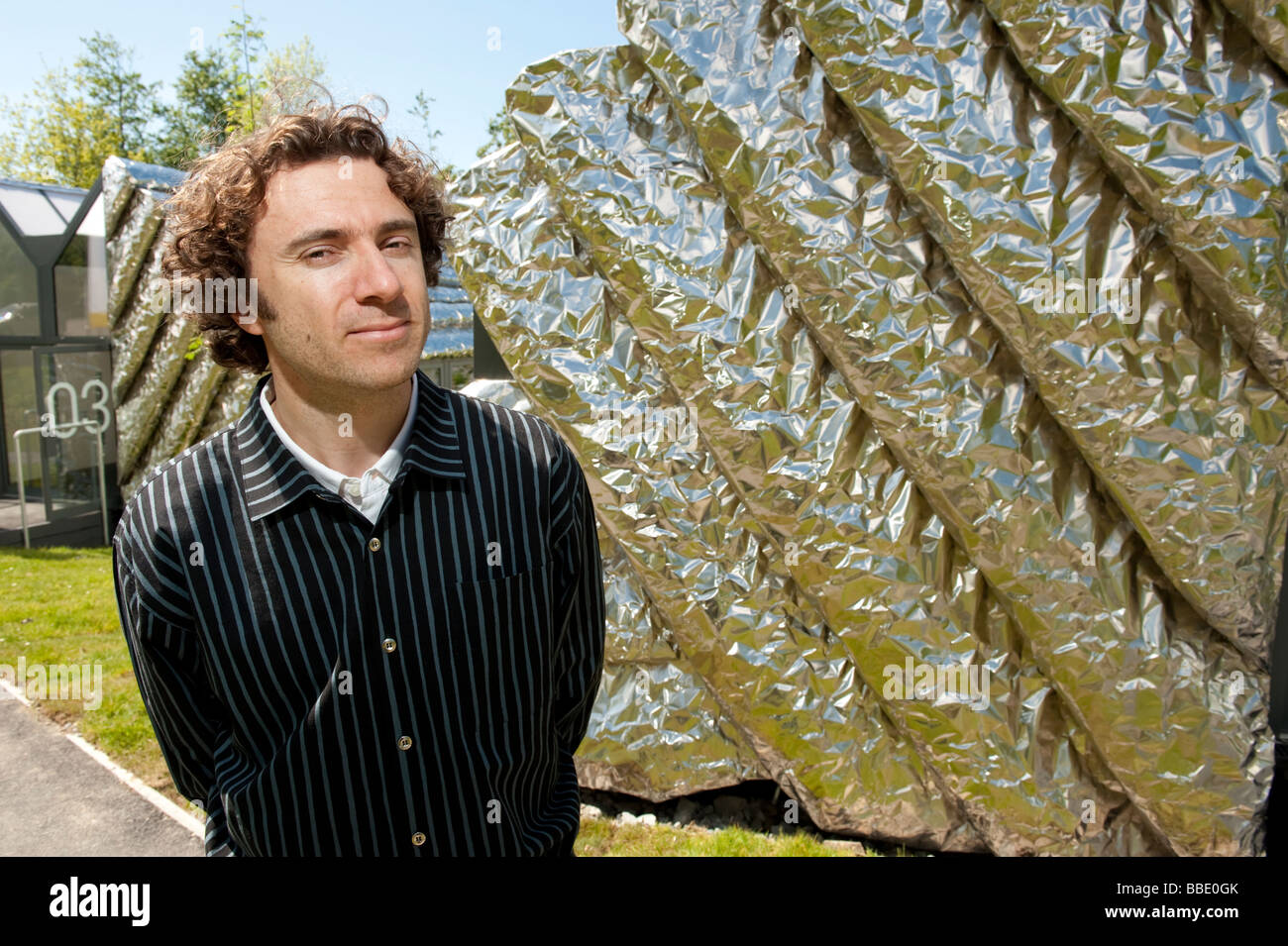 Thomas Heatherwick architect designer with his stainless steel clad ...