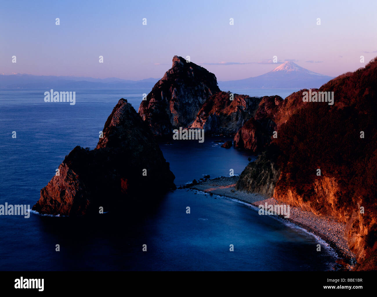 Mt.Fuji And Ocean Stock Photo - Alamy