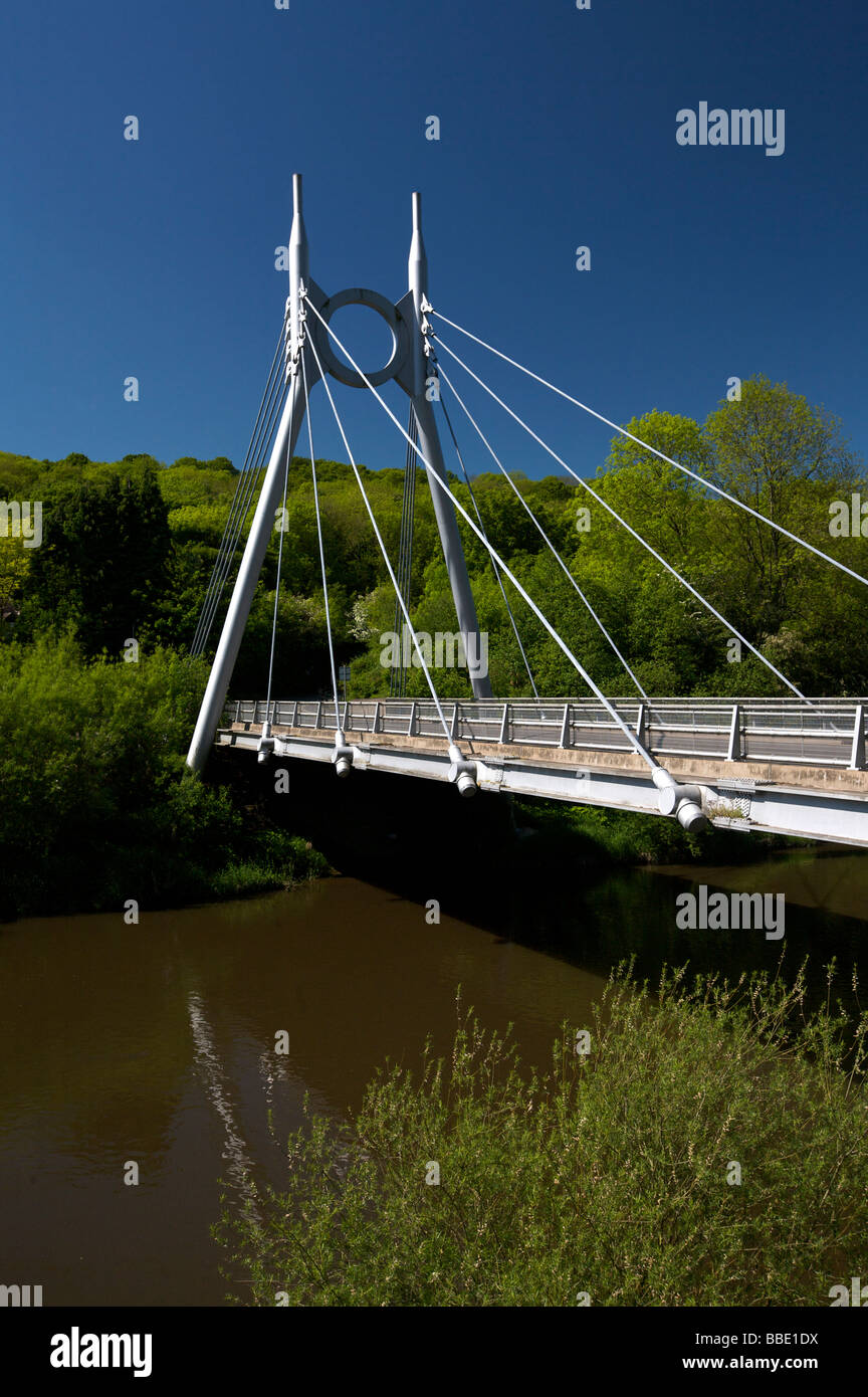 New Bridge over the River Severn at Ironbridge Shropshire West Midlands ...