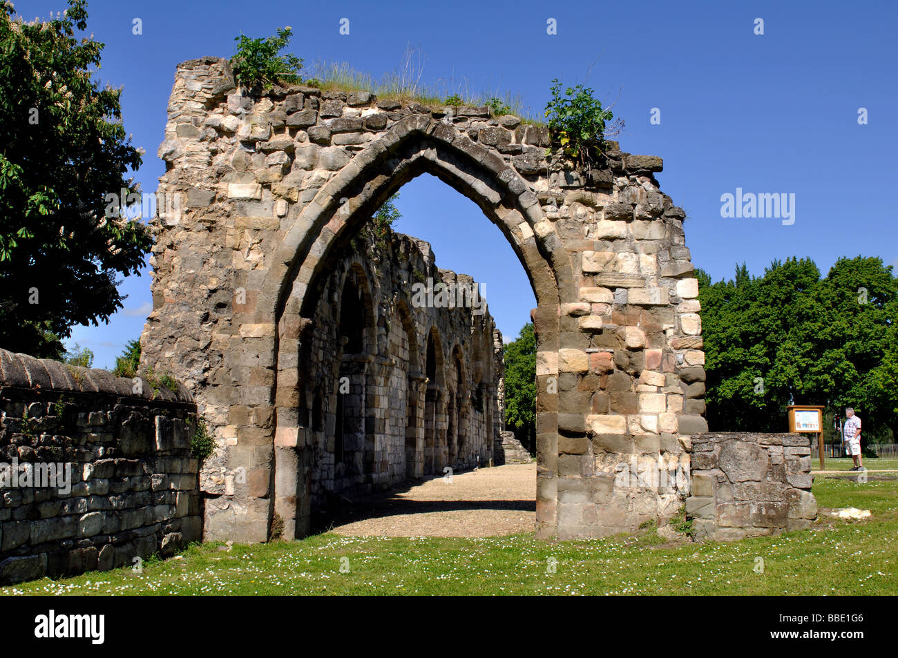 Priory gloucester ruins remains hi-res stock photography and images - Alamy