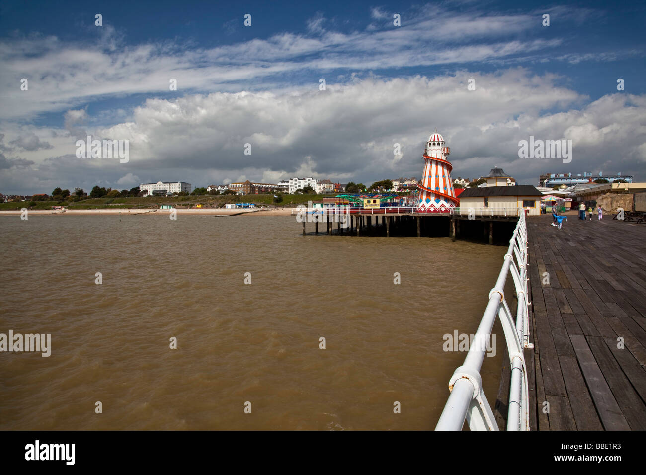 Clacton-on-Sea as seen from end of Pier Stock Photo - Alamy