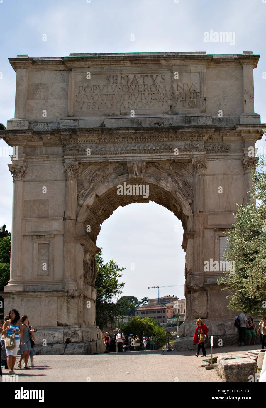 Arch of Titus Stock Photo - Alamy