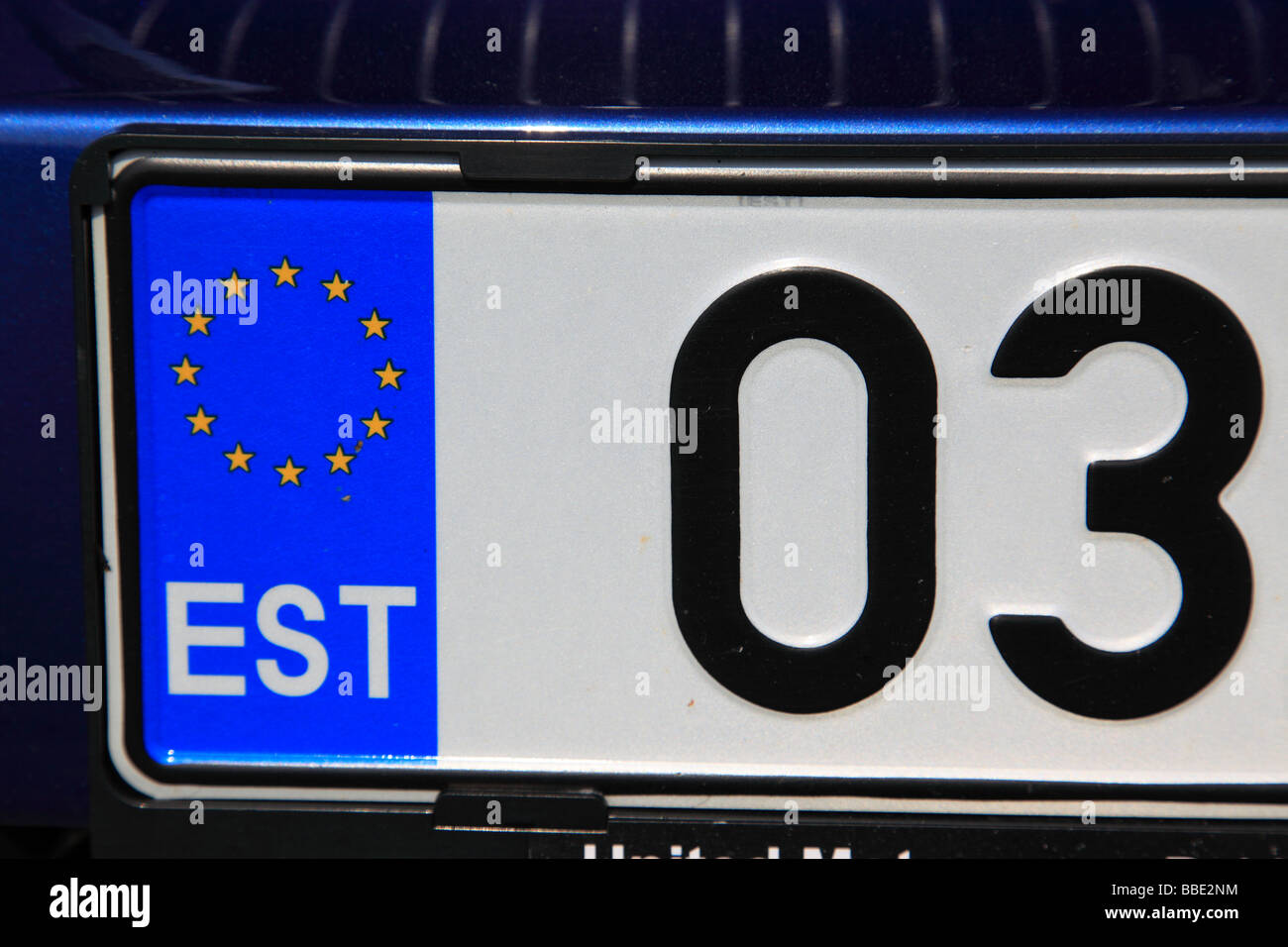 License tag europe hi-res stock photography and images - Alamy