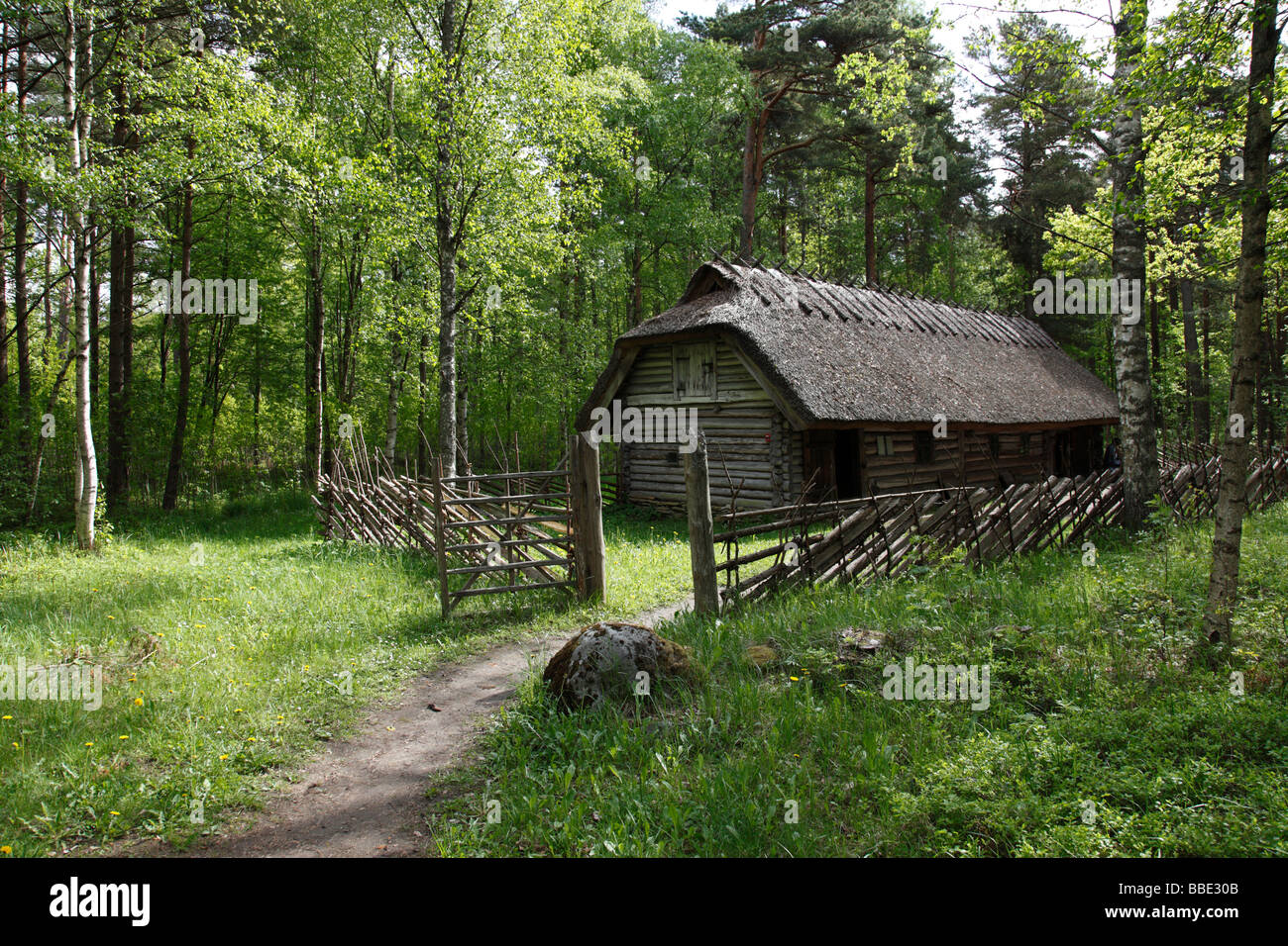 Traditional farmhouse in estonia baltic hi-res stock photography and ...