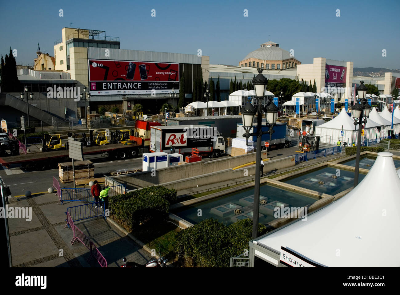 Barcelona fair - spain Stock Photo - Alamy