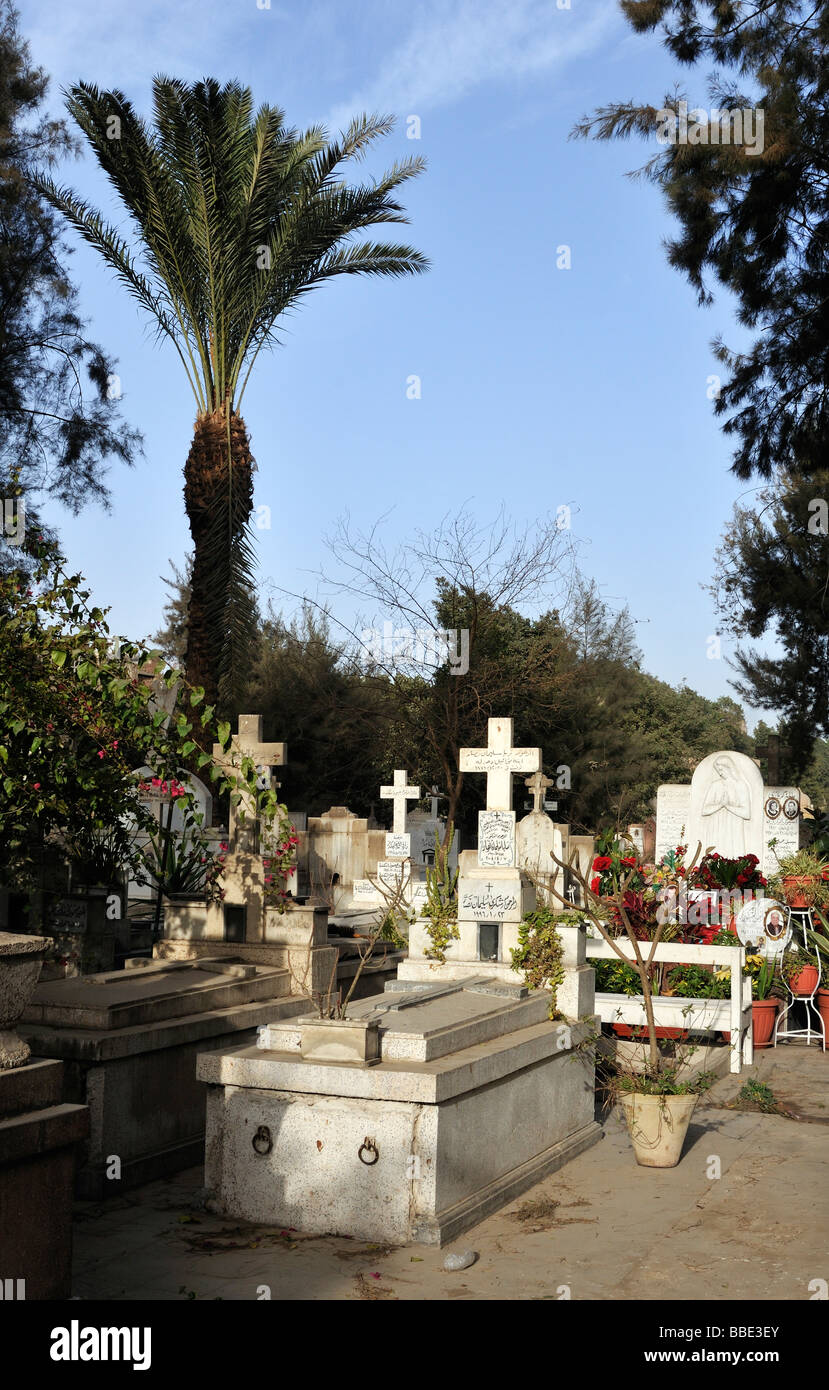 Greek Orthodox Cemetery Old Cairo Egypt Stock Photo - Alamy