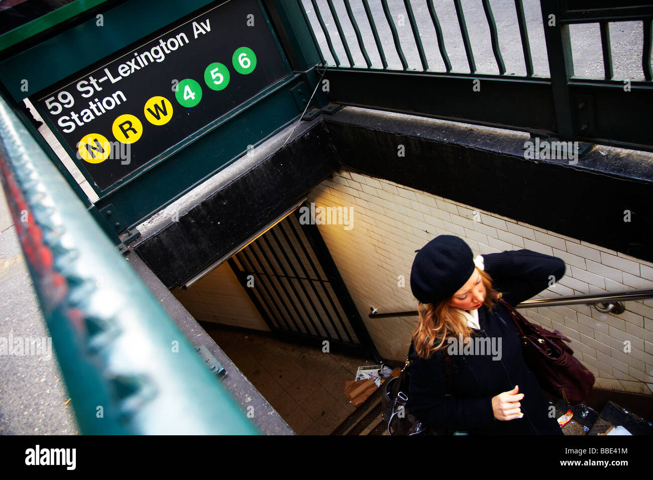 59th street subway hi-res stock photography and images - Alamy