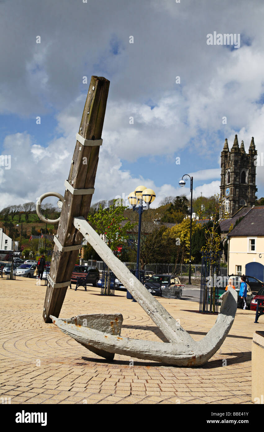 Armada Anchor in the square in Bantry West Cork Ireland Stock Photo - Alamy