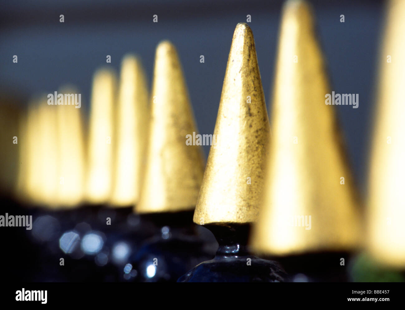 Gold and black railing hi-res stock photography and images - Alamy
