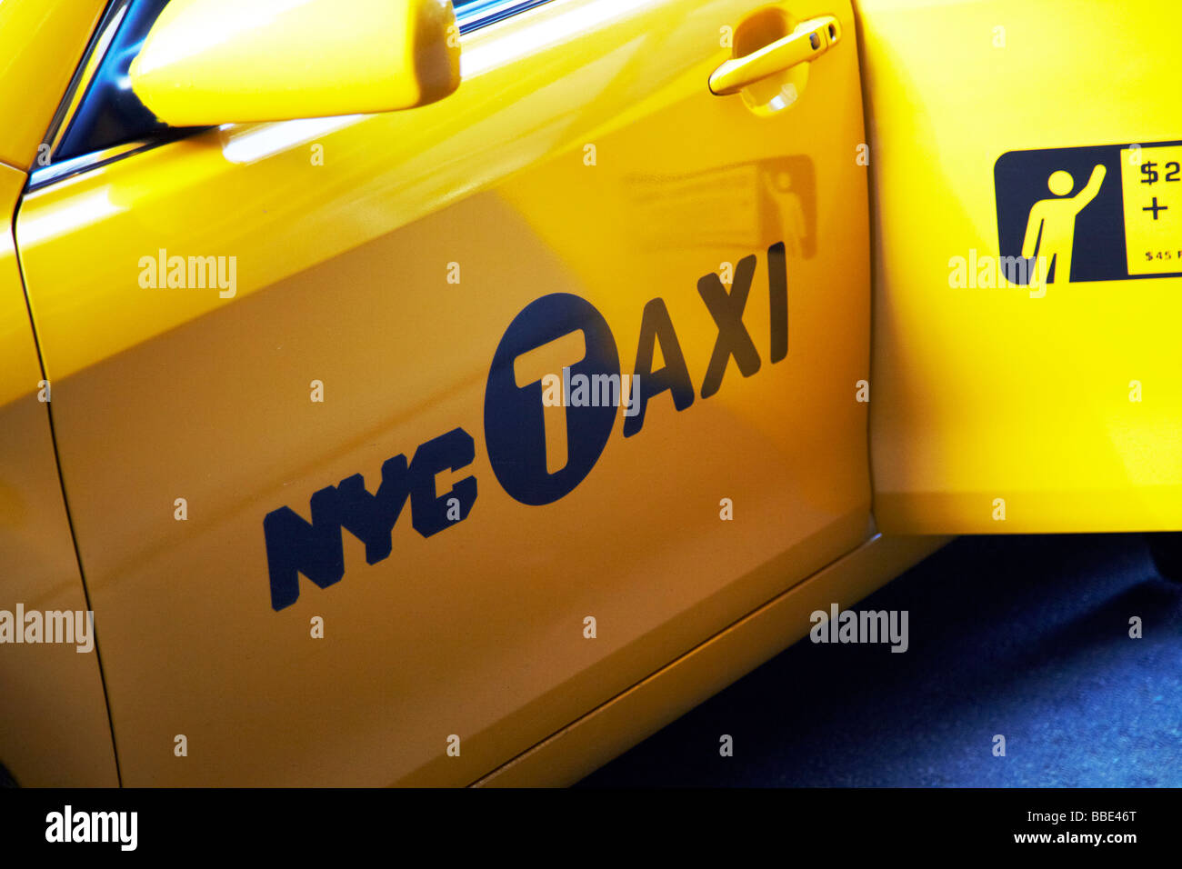 yellow taxi, New York taxi, New York Stock Photo - Alamy