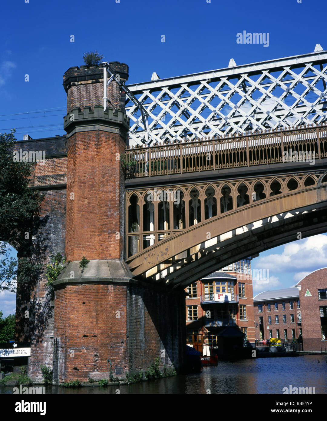 Castlefield Canal Basin,Castlefield Manchester England Stock Photo - Alamy