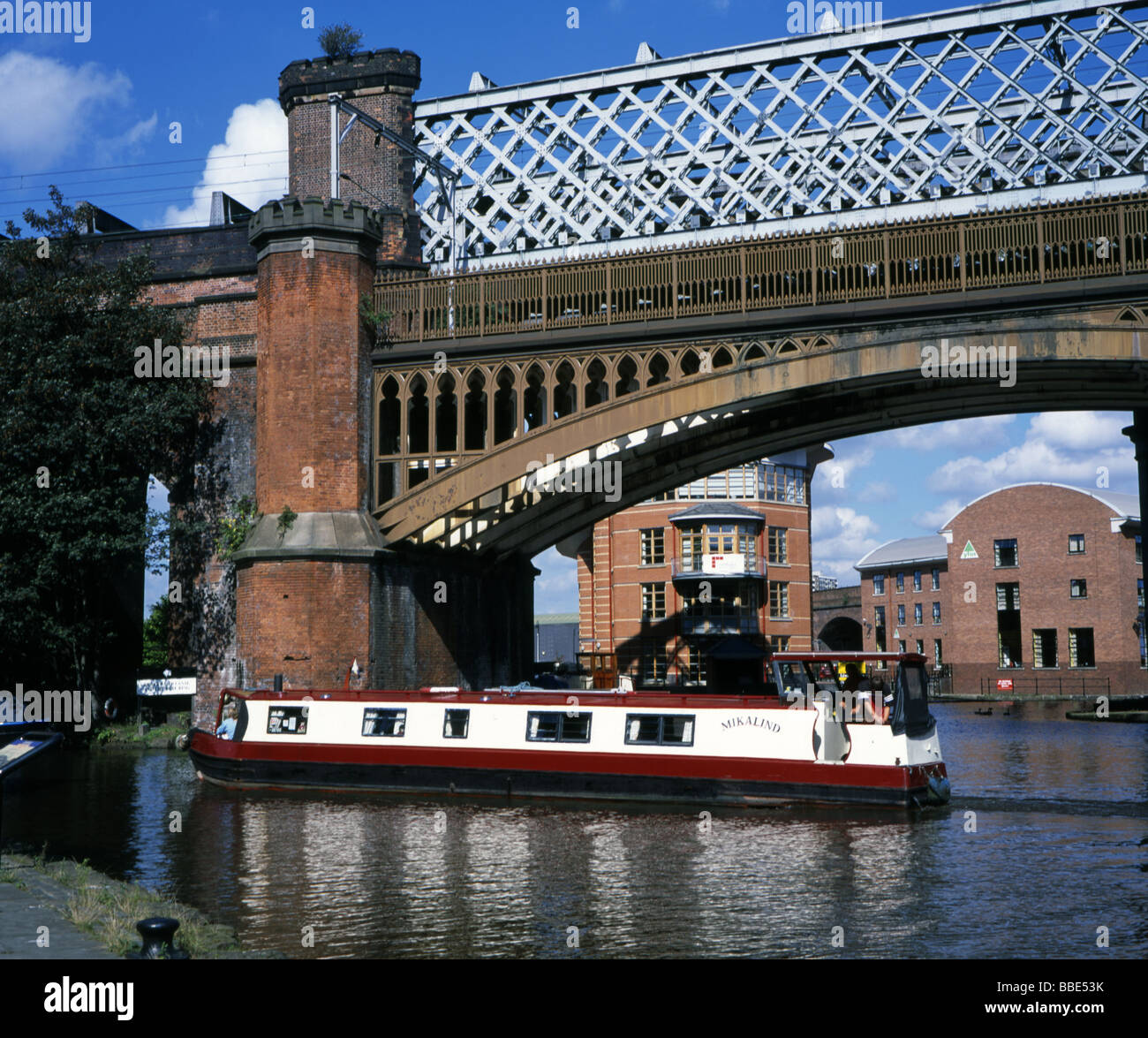 Castlefield Canal Basin,Castlefield Manchester England Stock Photo - Alamy