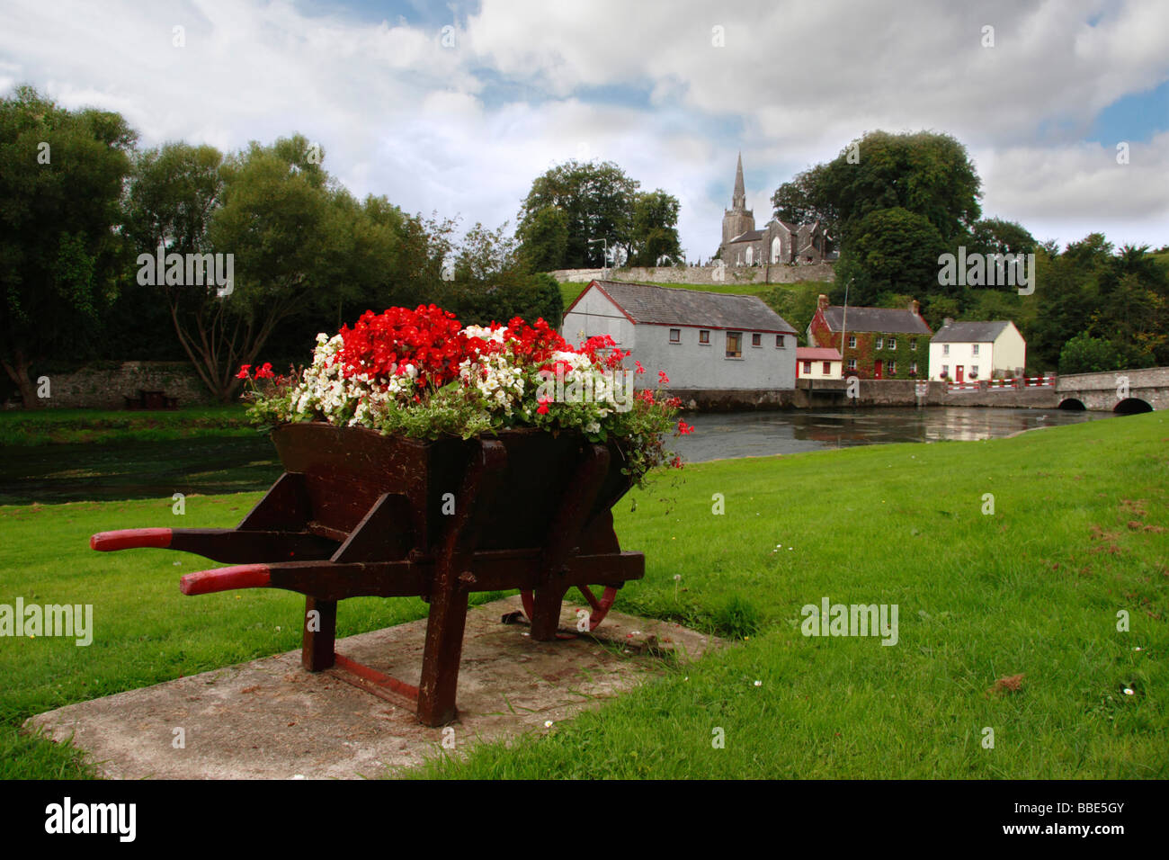 a beautiful irish town in the country Stock Photo - Alamy