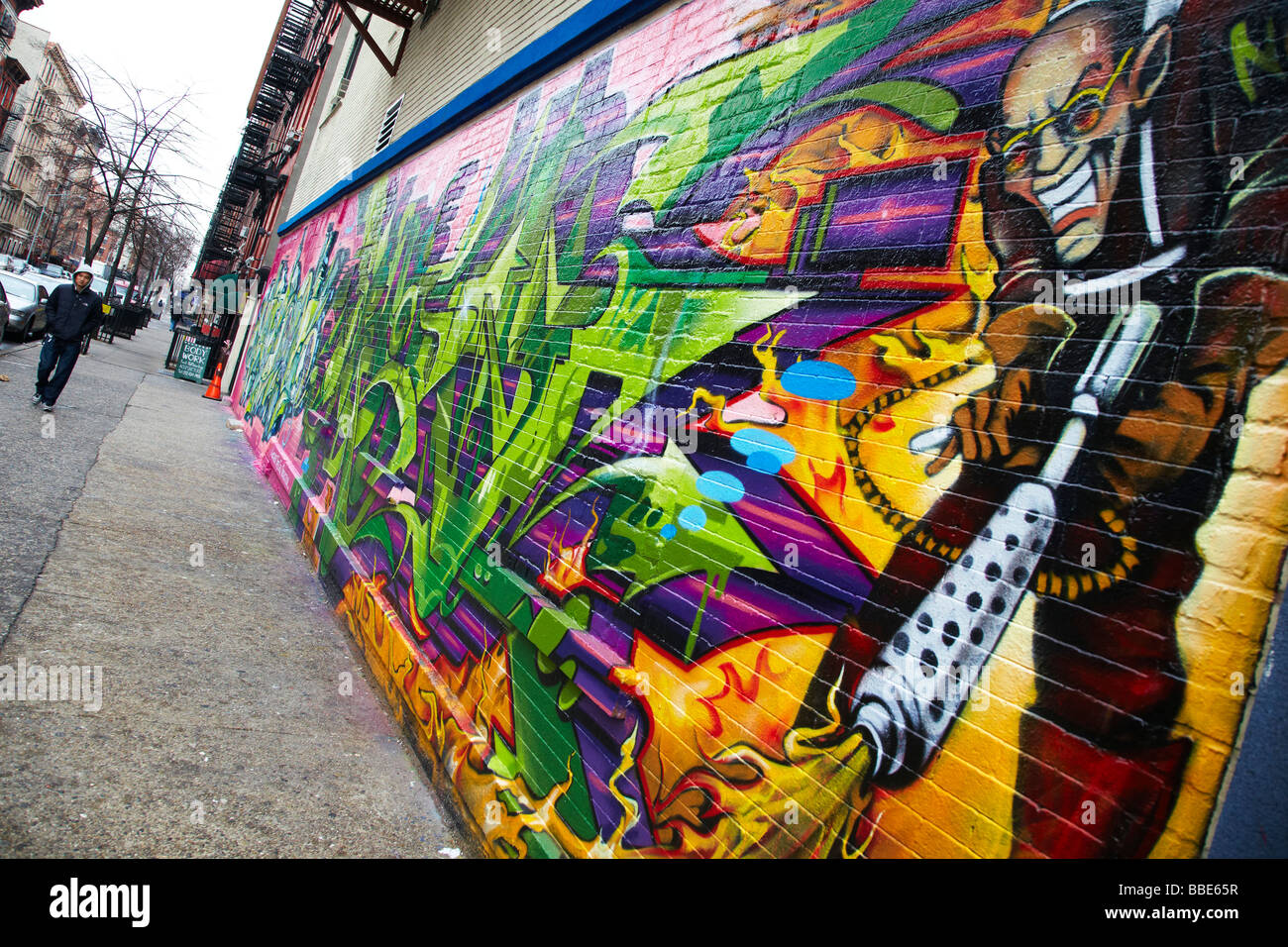 graffiti in East Village, New York Stock Photo - Alamy