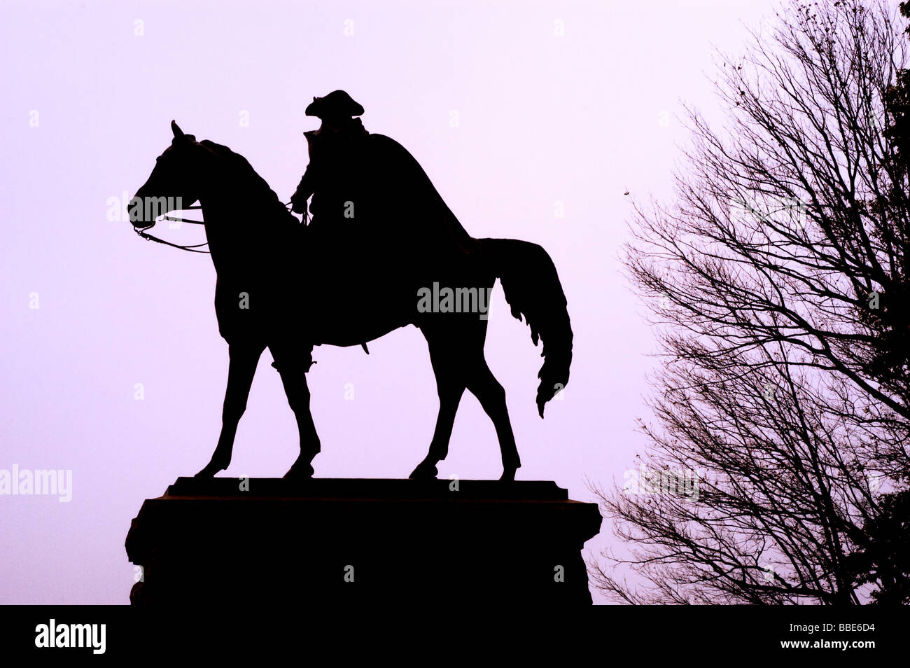 Anthony Wayne statue in Valley Forge National Historical Park Stock ...