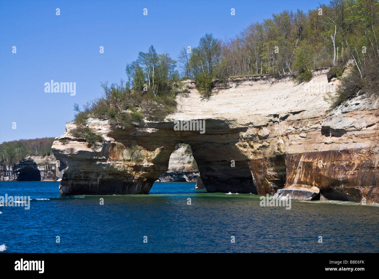 Pictured Rocks National Lakeshore Stock Photo - Alamy