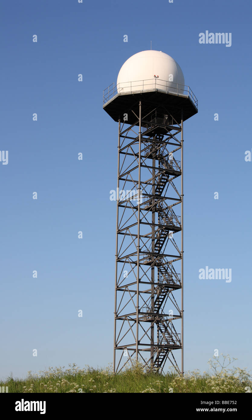 Birmingham International Airport Doppler radar Stock Photo - Alamy