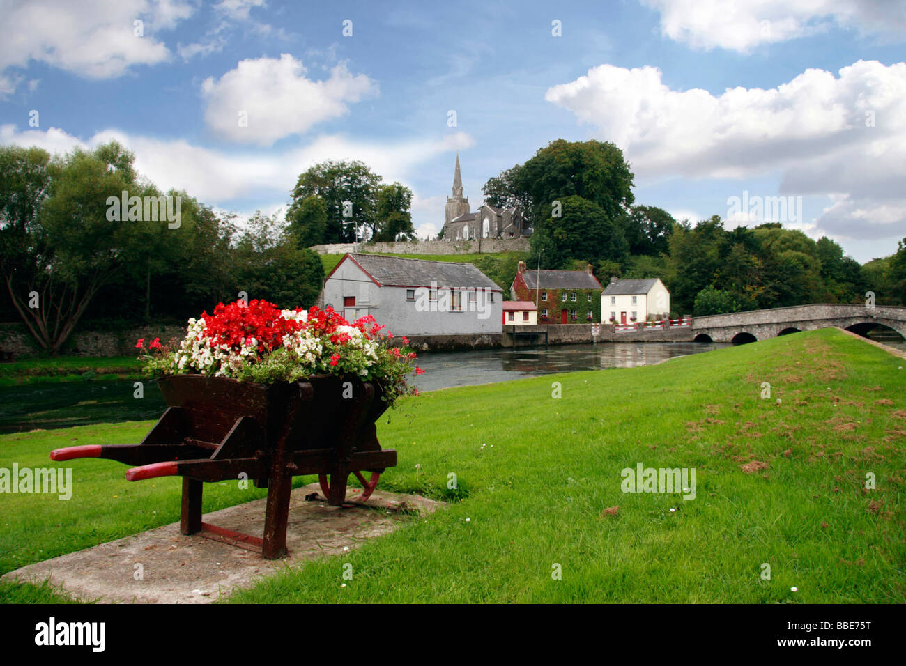 a beautiful irish town in the country Stock Photo - Alamy