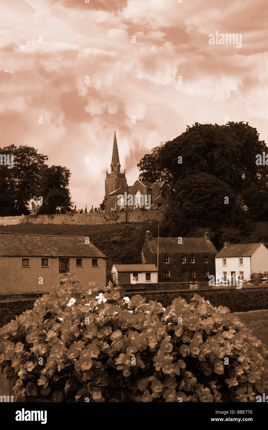 a beautiful irish town in the country Stock Photo - Alamy