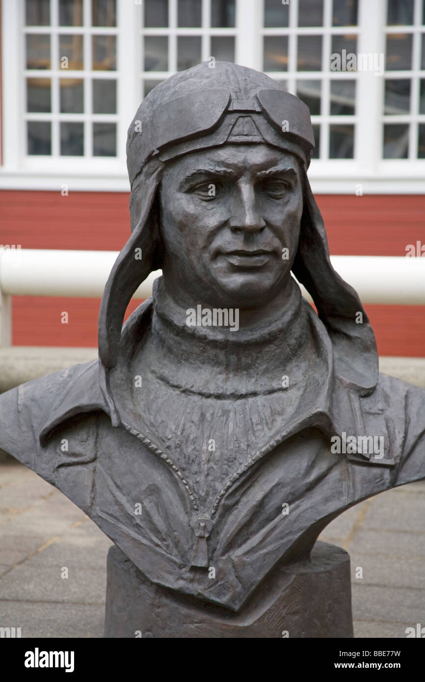 Early Aviators Monument at Museum of Flight; Seattle, Washington, USA ...