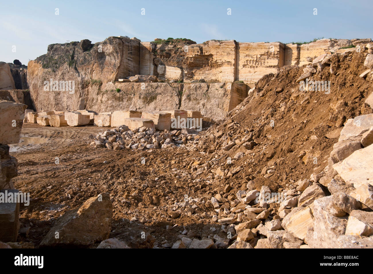 Open pit marble quarry in hi-res stock photography and images - Alamy