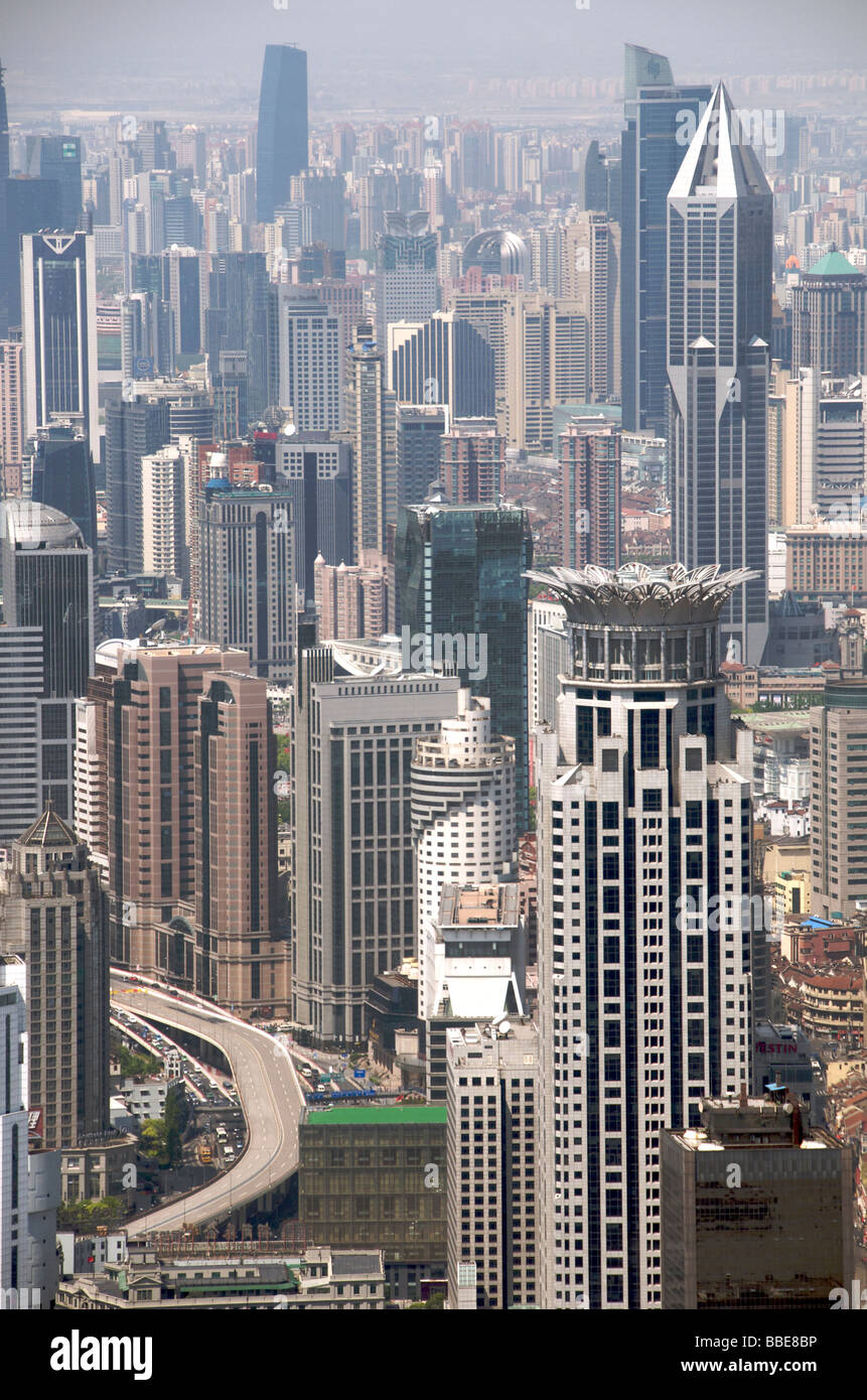 Birds eye view shanghai china hi-res stock photography and images - Alamy