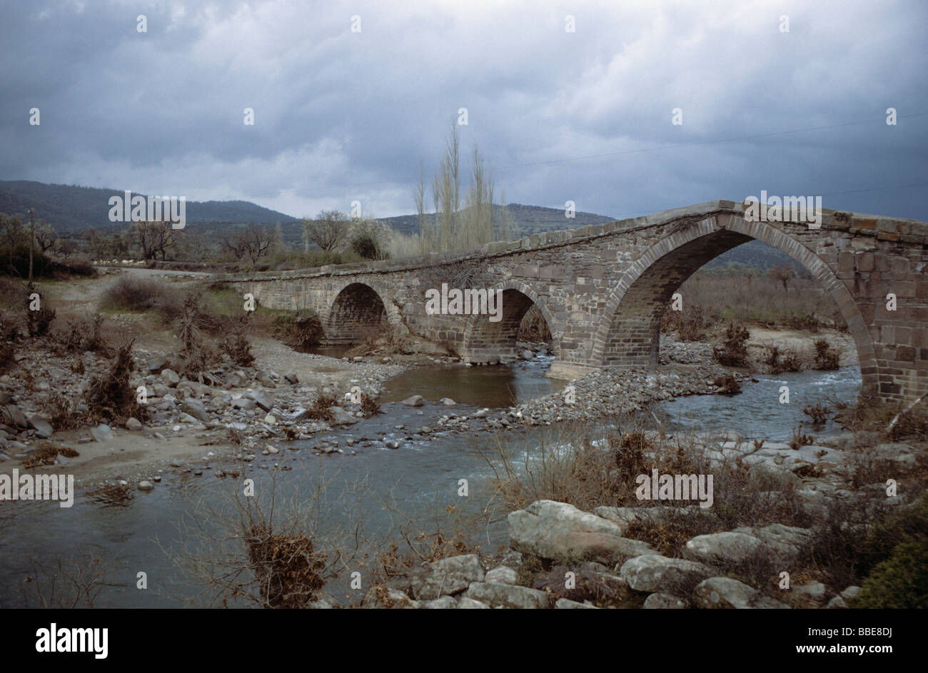 Ancient bridge on road to Assos Turkey 680311 025 Stock Photo - Alamy