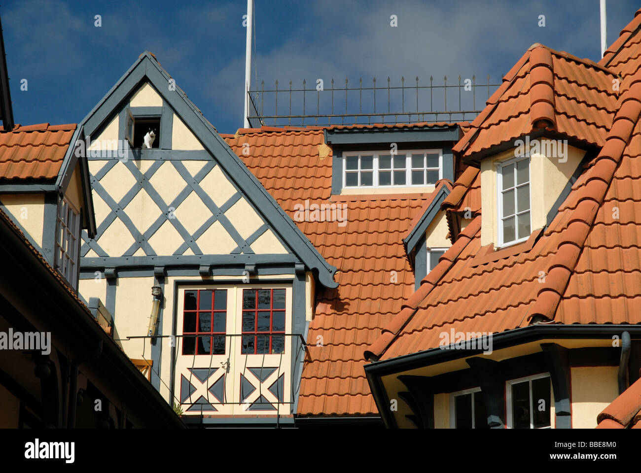 Buildings in Solvang, California Stock Photo - Alamy