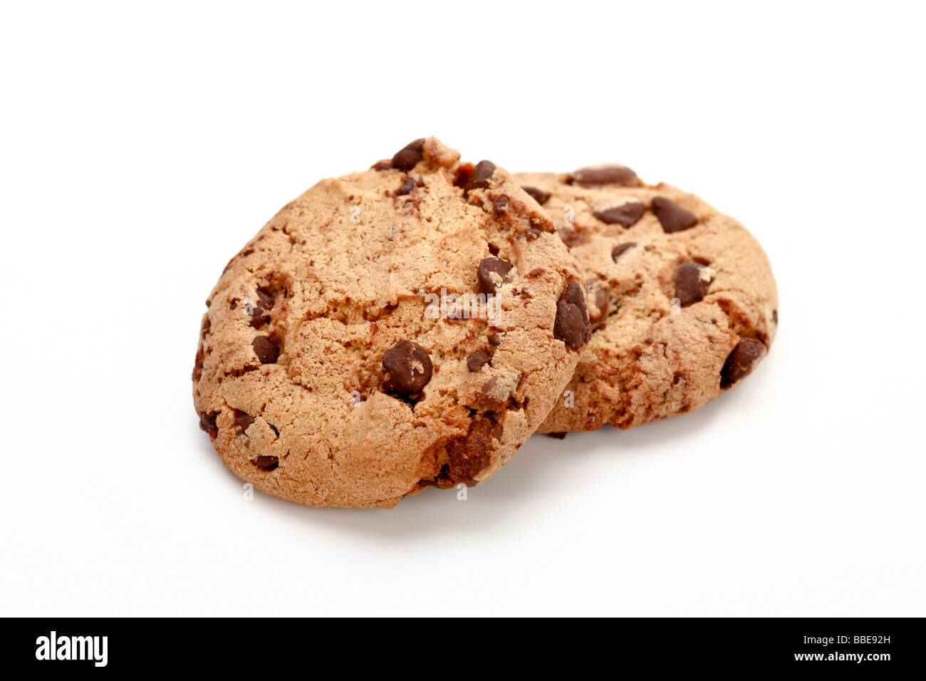 Closeup shot chocolate cookies Cut Out Stock Images & Pictures - Alamy