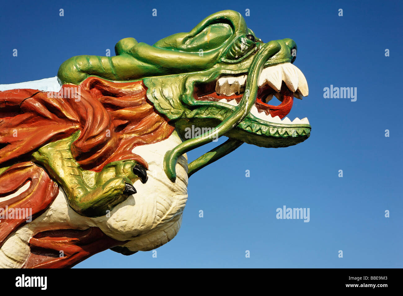 Replica of the figurehead of the S S Empress of Japan which plied the ...