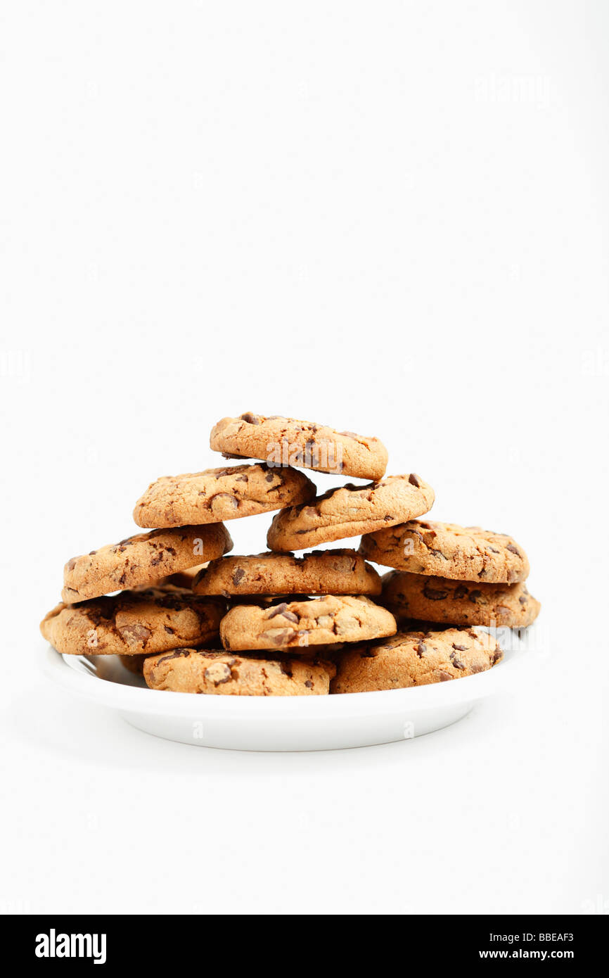 Cookies sweets on plate Cut Out Stock Images & Pictures - Alamy