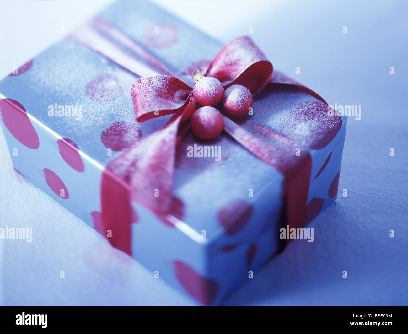 Still Life of Christmas Present Stock Photo - Alamy