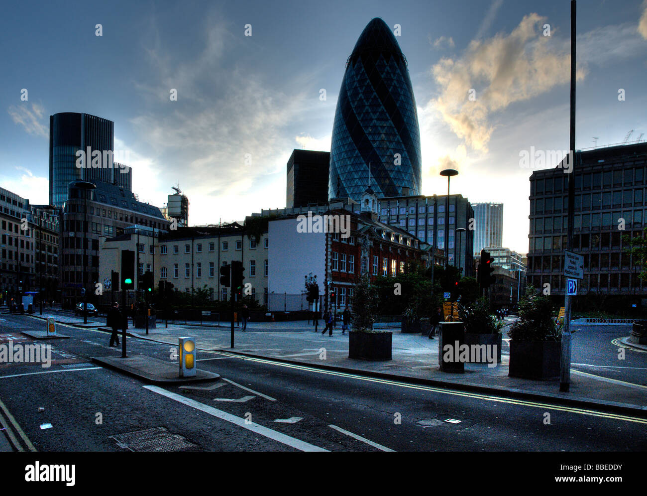The gherkin london landscape hi-res stock photography and images - Alamy