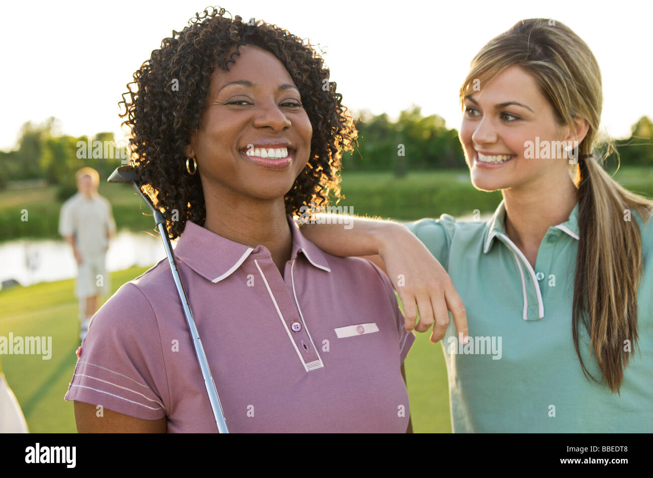 Friends Playing Golf, Burlington, Ontario, Canada Stock Photo - Alamy