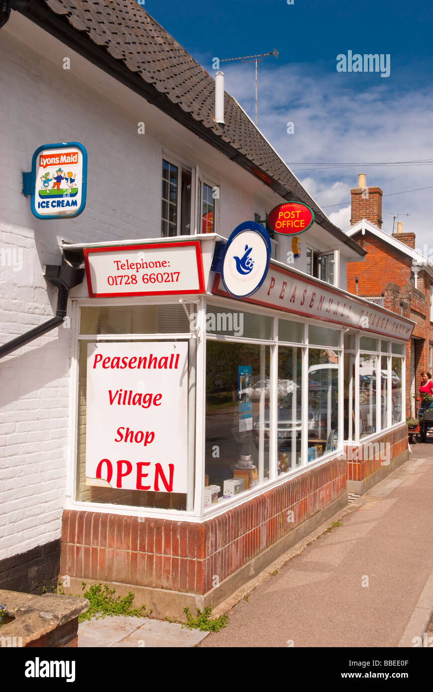 The peasenhall village shop store in the small village of Peasenhall ...